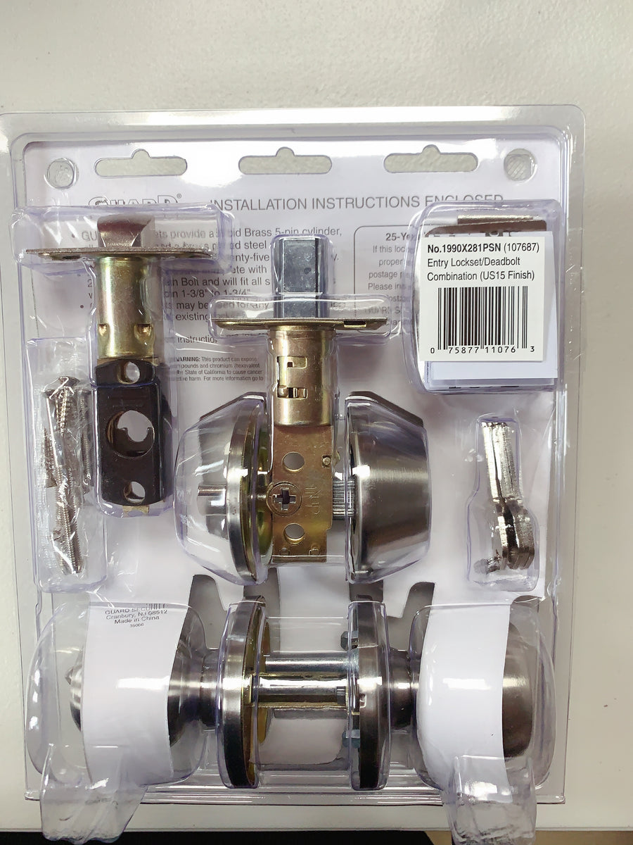 Keyed Entry Deadlock Lockset – Sunshine Building Supplies